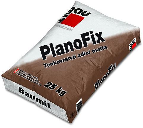 Zdicí malta tenkovrstvá Baumit PlanoFix | Fasádní studio Baumit | Hrubá stavba | Zdicí malty ...