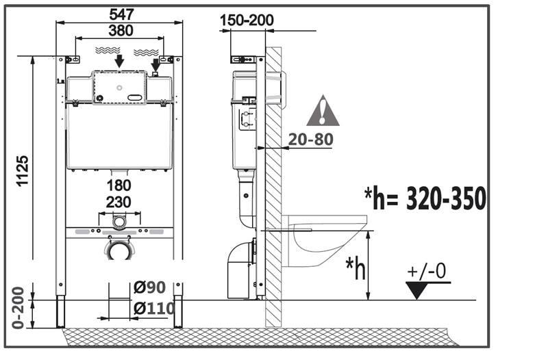 Závěsné WC komplet KMPLJIKAS | Řezáč stavebniny